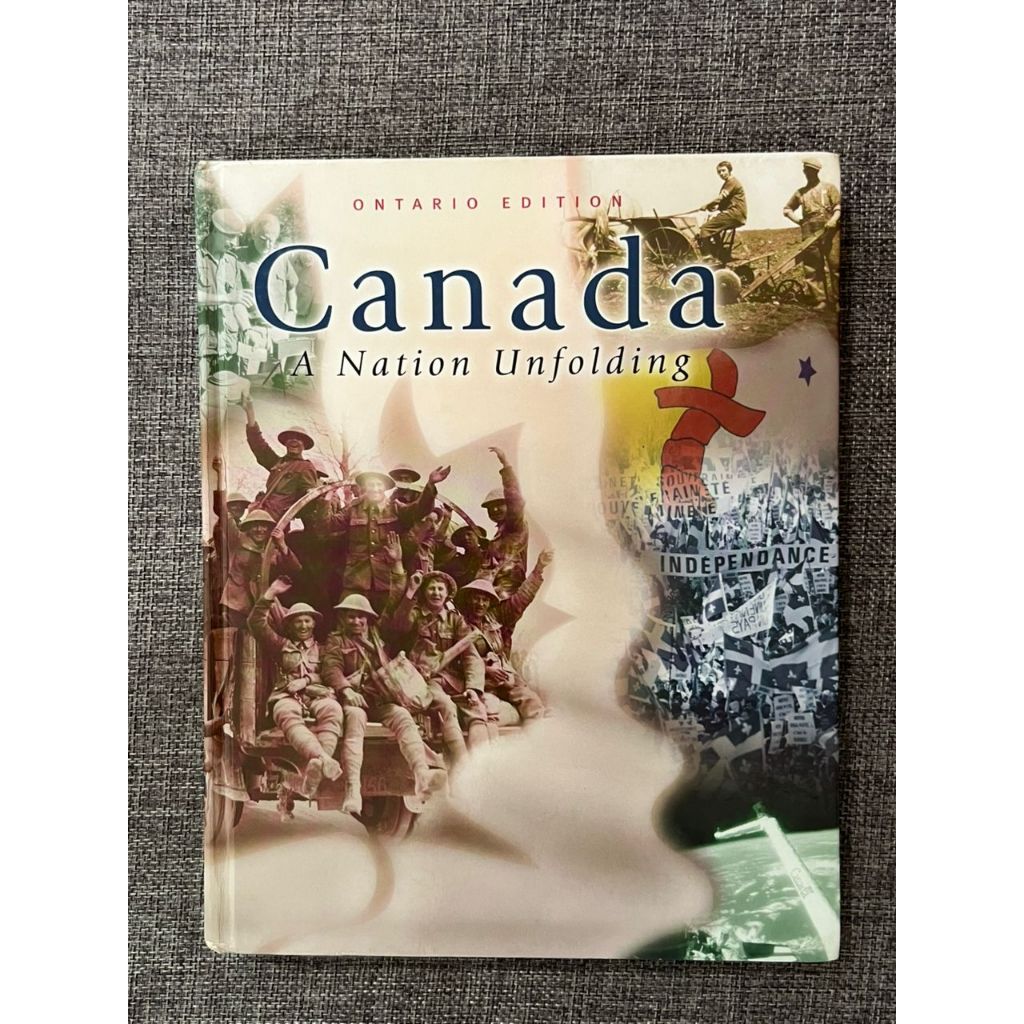 Canada: A Nation Unfolding | Pre-loved Textbook | Canadian History ...