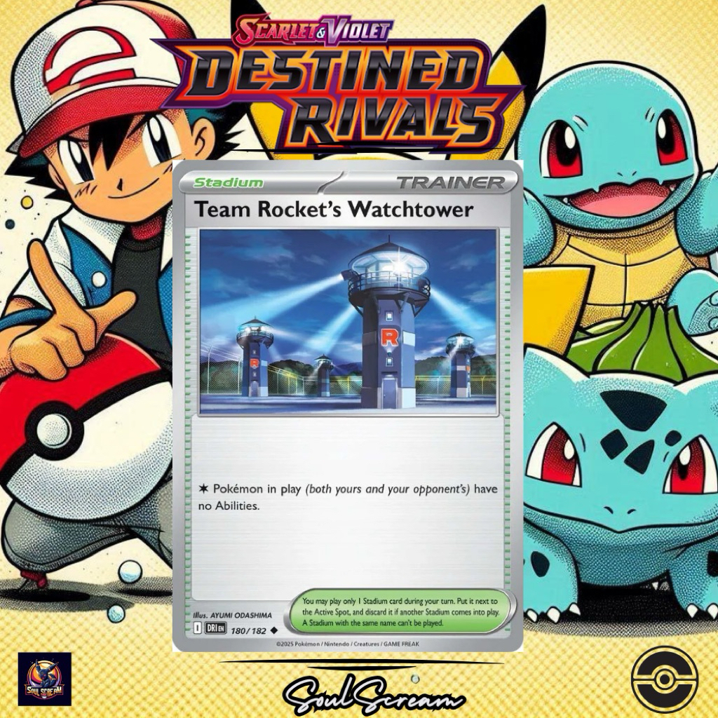 Pokemon TCG Team Rocket’s Watchtower Destined Rivals | Shopee Malaysia