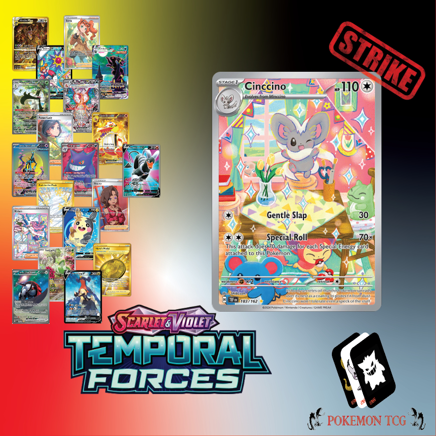 Cinccino 183/162 Temporal Force SV05 PTCG | Shopee Malaysia