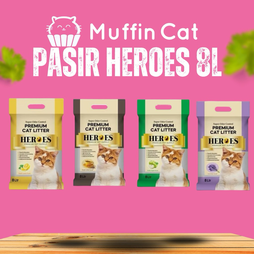 Pasir Heroes 8L (Perisa Lemon, Coffee, Apple, Lavender) | Shopee Malaysia