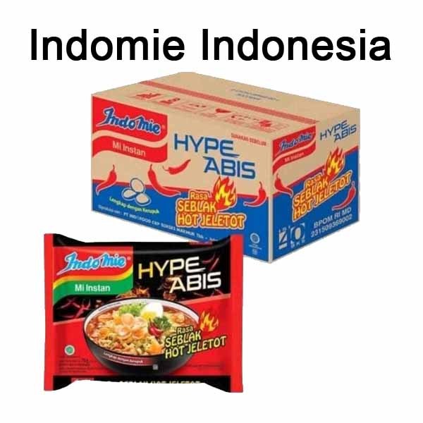 Indomie Seblak Hot Jeletot Hype Abis 40pcs ( 1 Karton ) Indomie ...