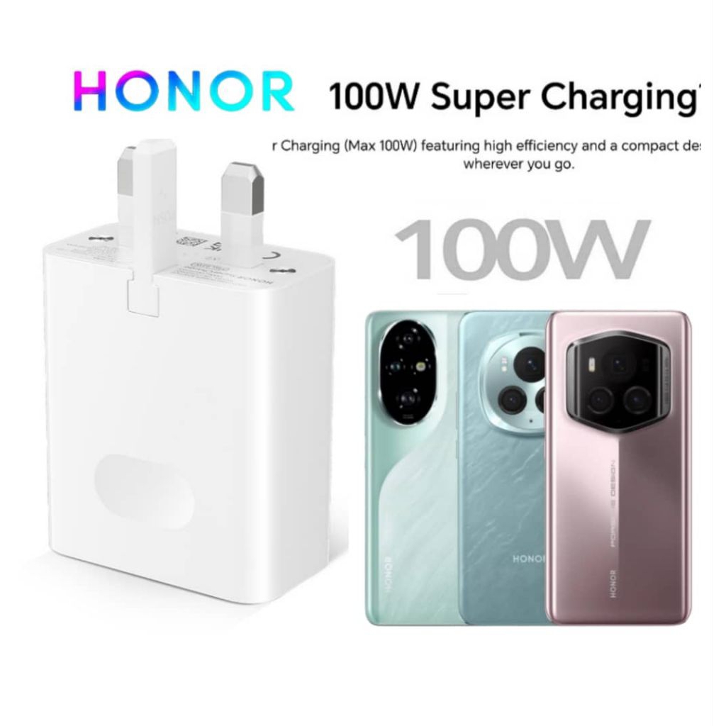 [100W CHARGER] Honor 400,200 Pro ,200 Lite,100,Honor X9d, X9C ,90 GT ...