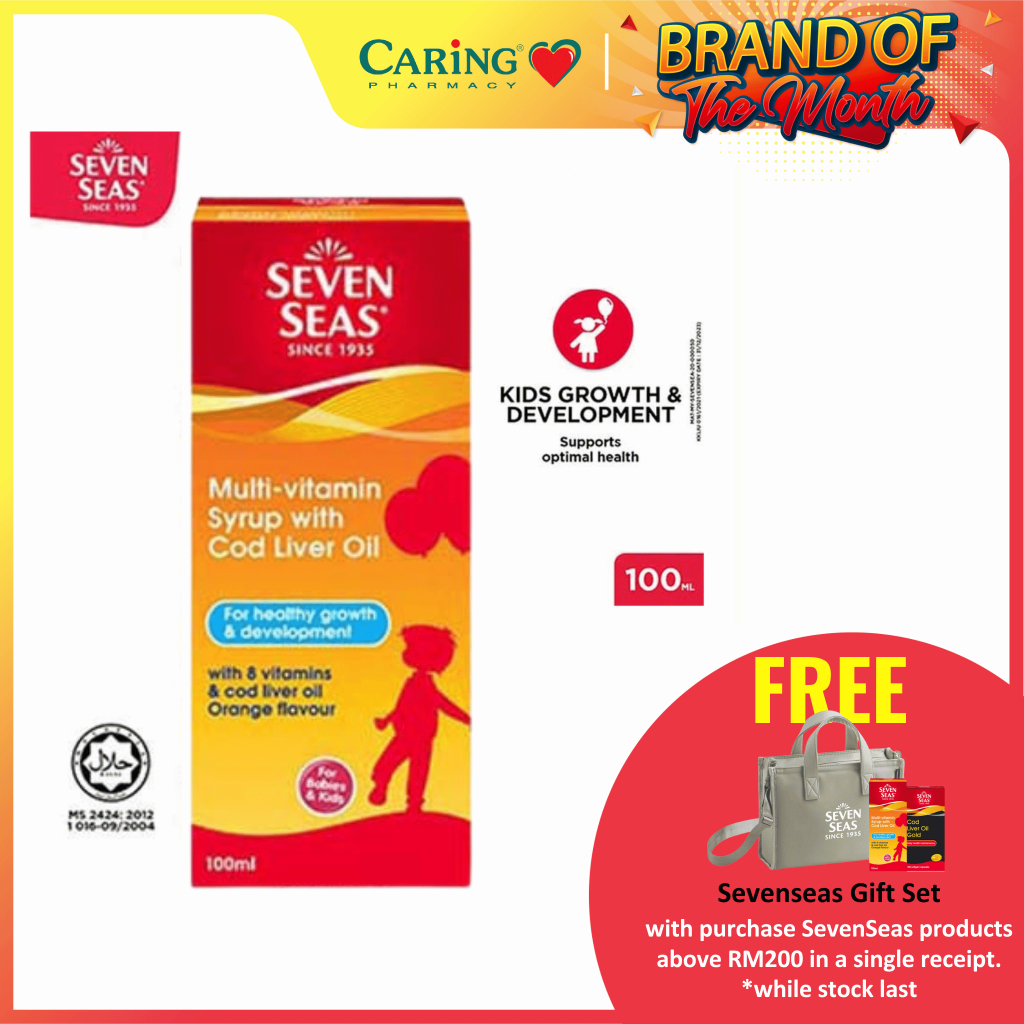 SEVEN SEAS MULTI SYRUP COD LIVER OIL (100ML) | Shopee Malaysia