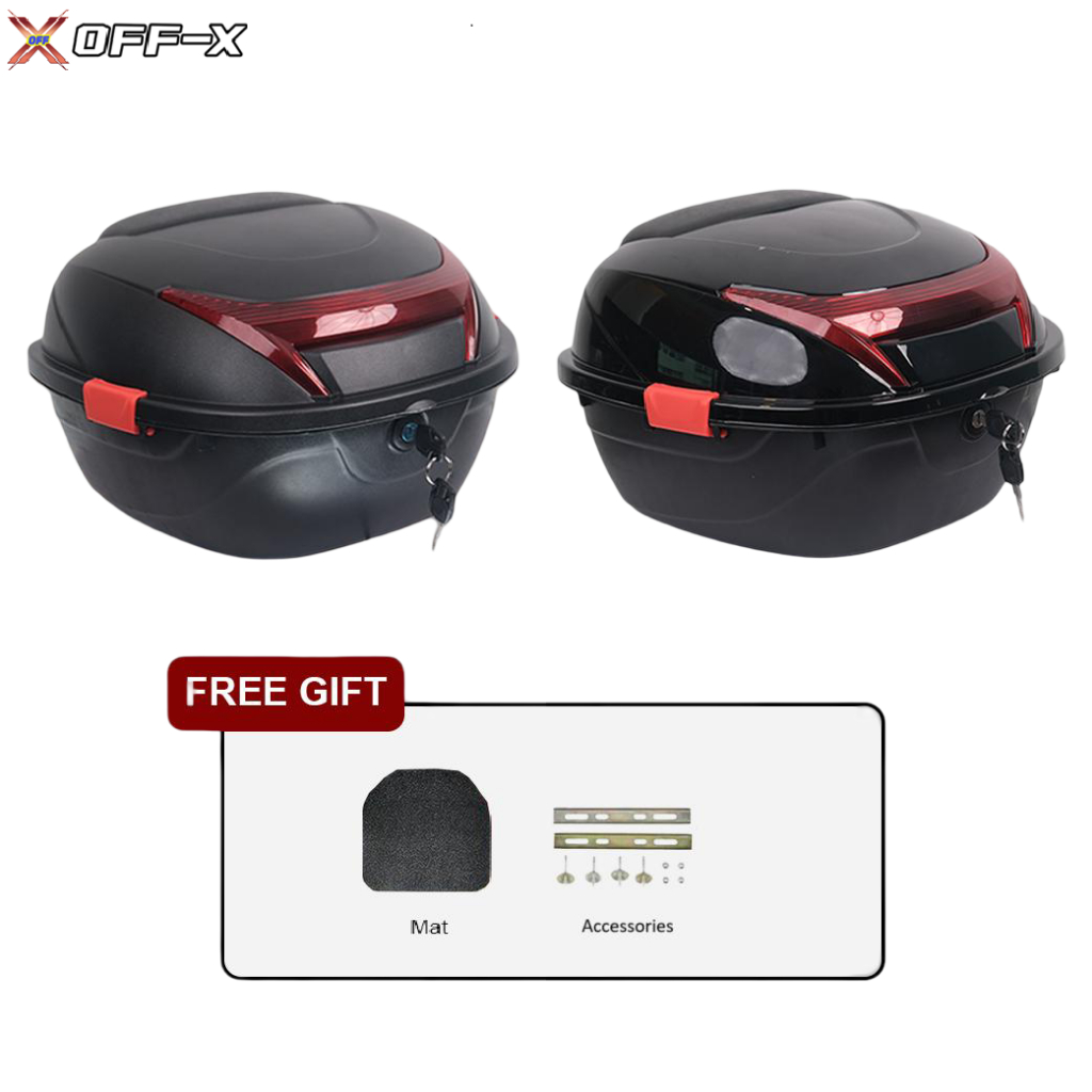 OFF-X Extra Large Motorcycle Storage Box PP (32L) 2 Warna Motor Box ...