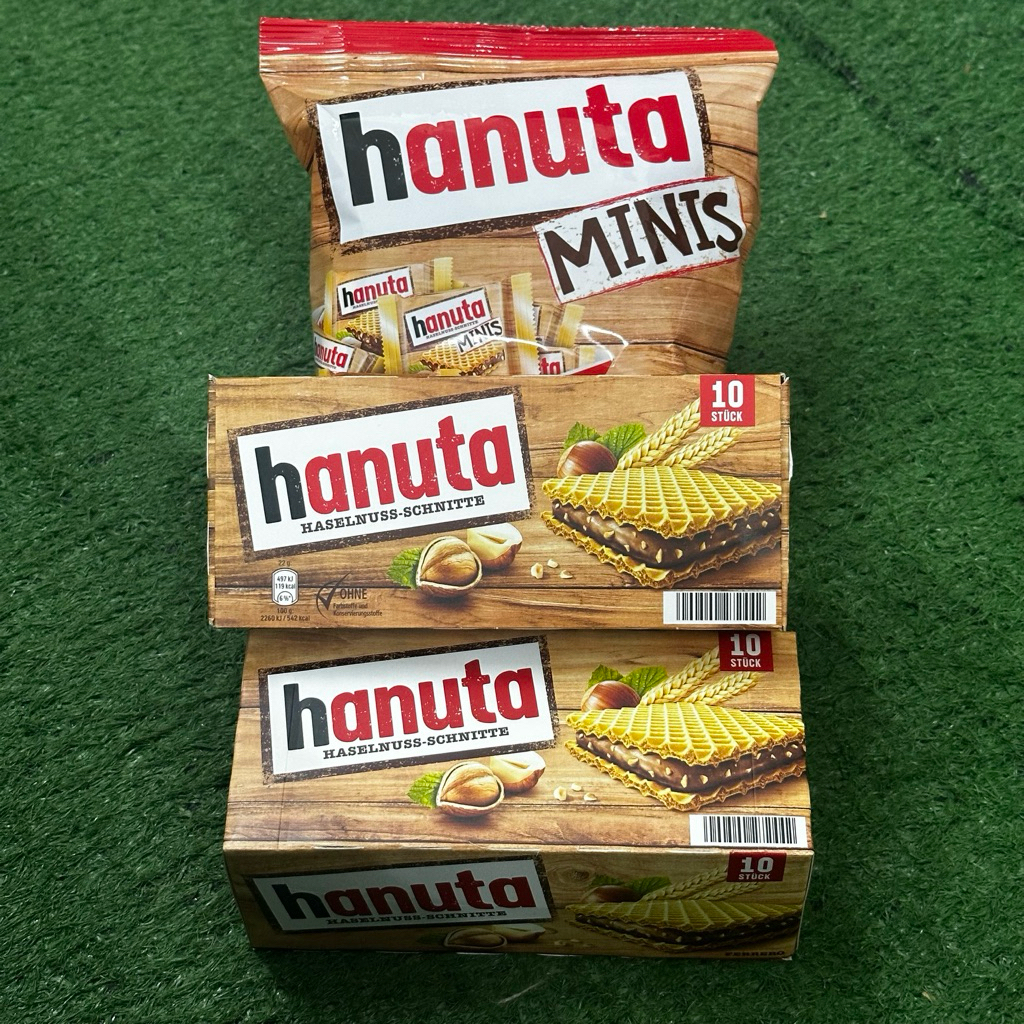 FERRERO HANUTA HAZELNUT MINIS & BOX #GermanyChocolate | Shopee Malaysia