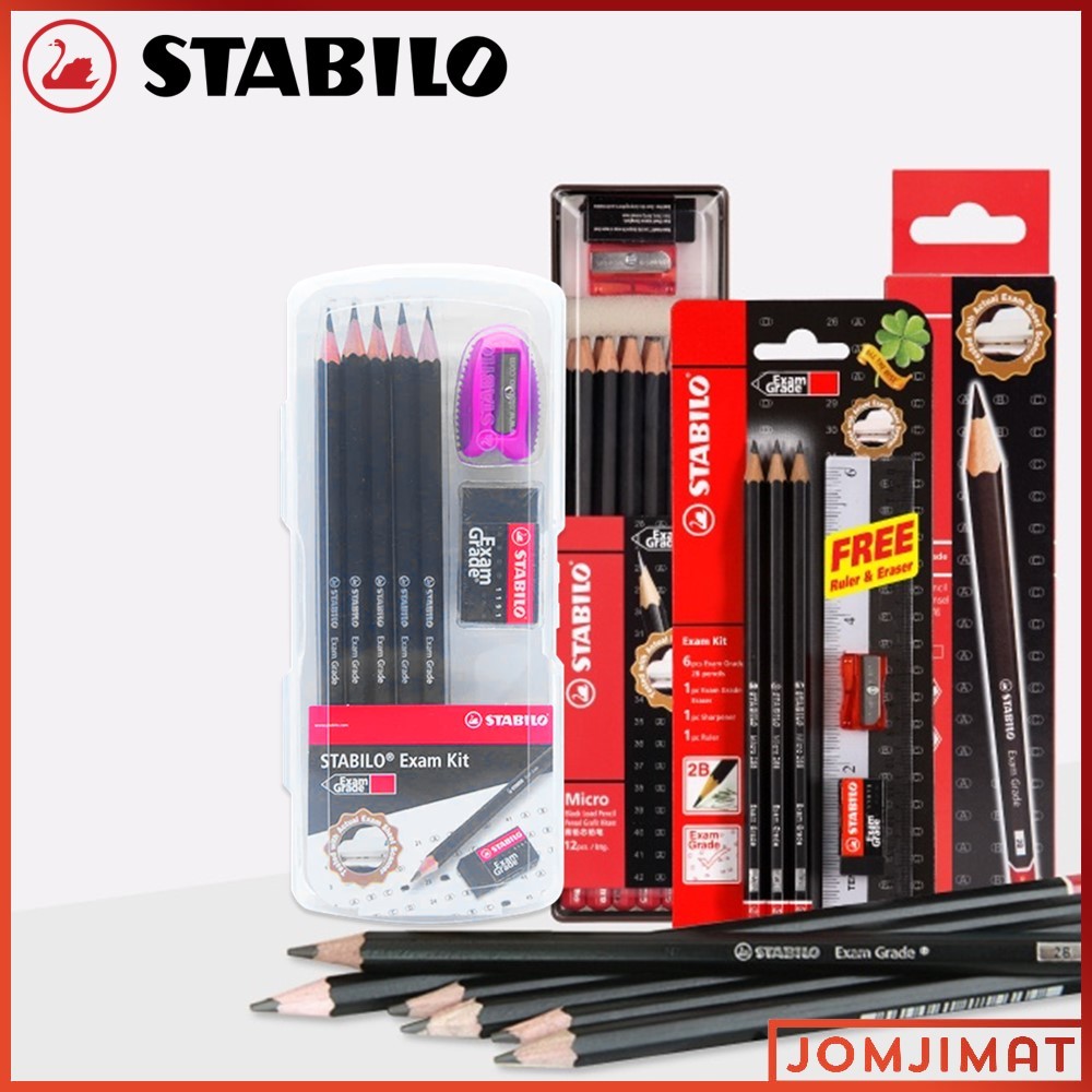 STABILO Exam Grade 2B Pencil Exam Kit 288/12 / 288BL6S1 / 288PC5SP ...