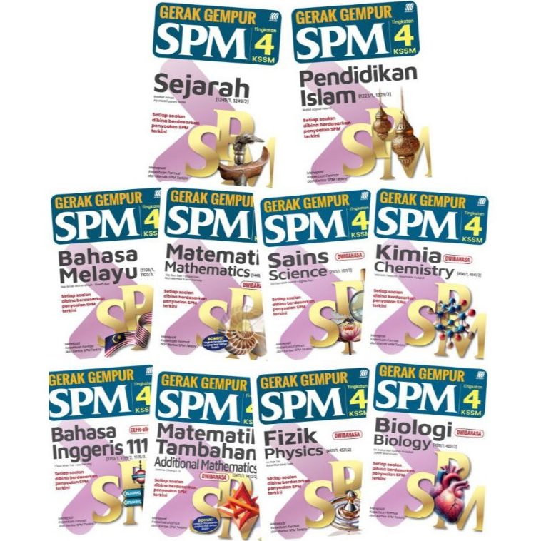 SASBADI - 2025 GERAK GEMPUR SPM - TINGKATAN 4 | Shopee Malaysia