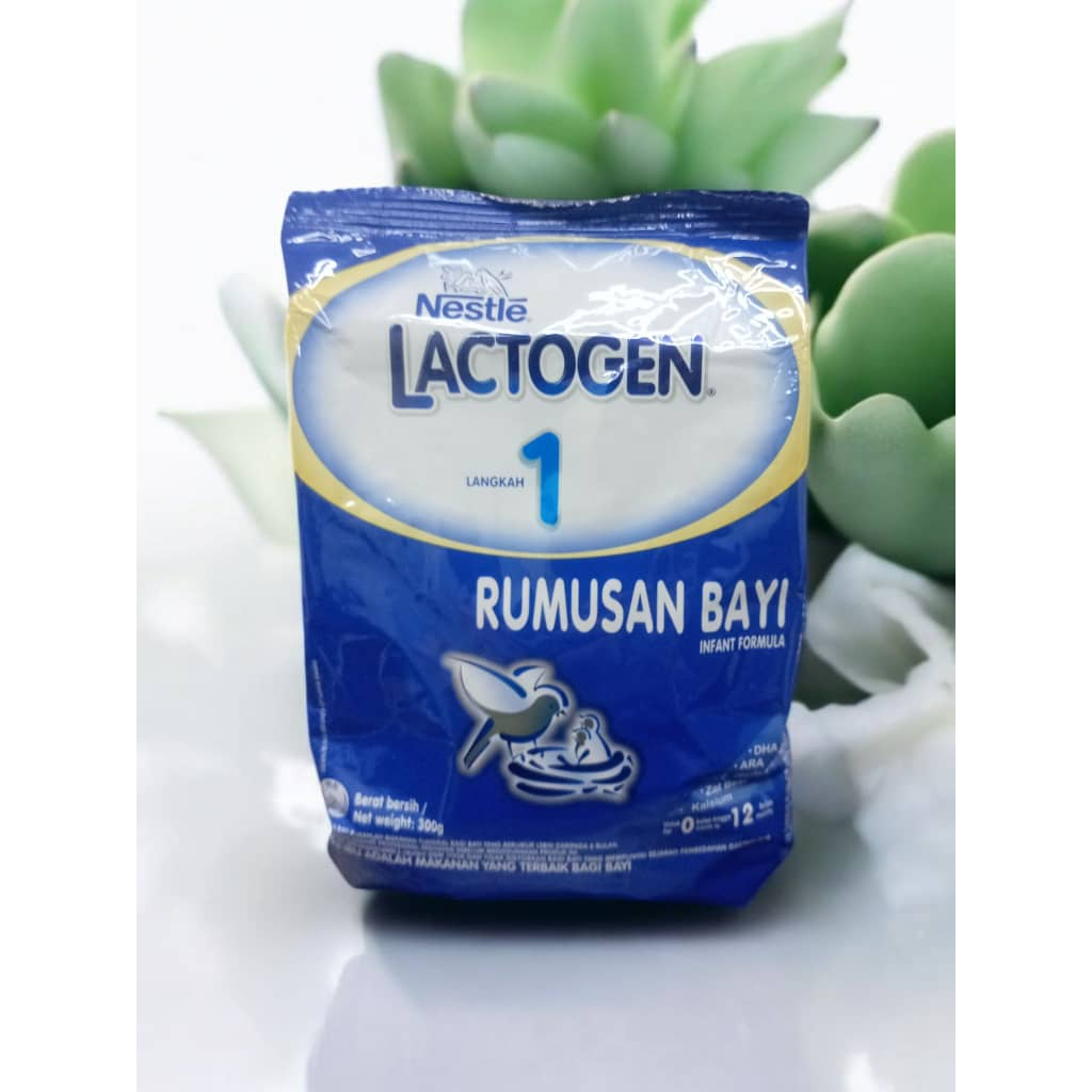 LACTOGEN LANGKAH 1 0 -12 BULAN DENGAN PROBIOTIK 300G X5 POUCH | Shopee ...