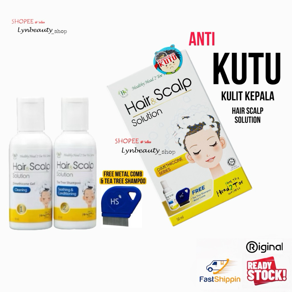 HS HAIR & SCALP SOLUTION (ANTI KUTU) 50ML | Shopee Malaysia