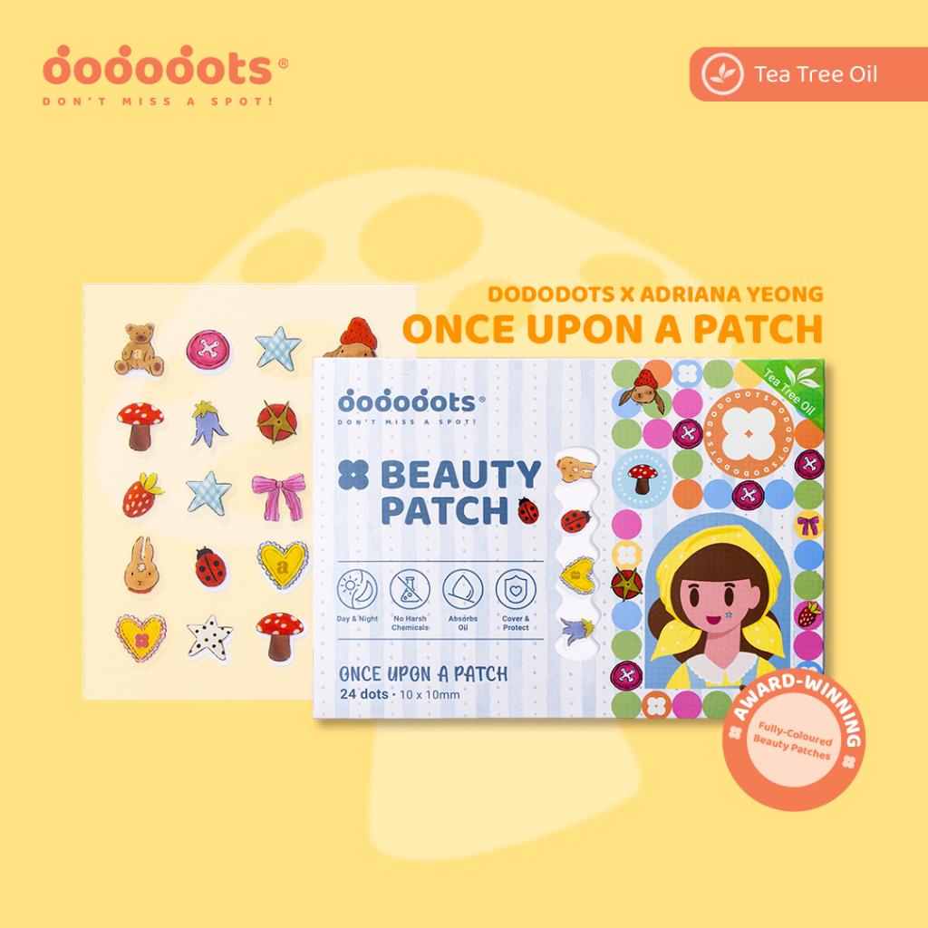 Dododots | DDD x Adriana | Once Upon A Patch | Tea Tree Oil | Cute ...