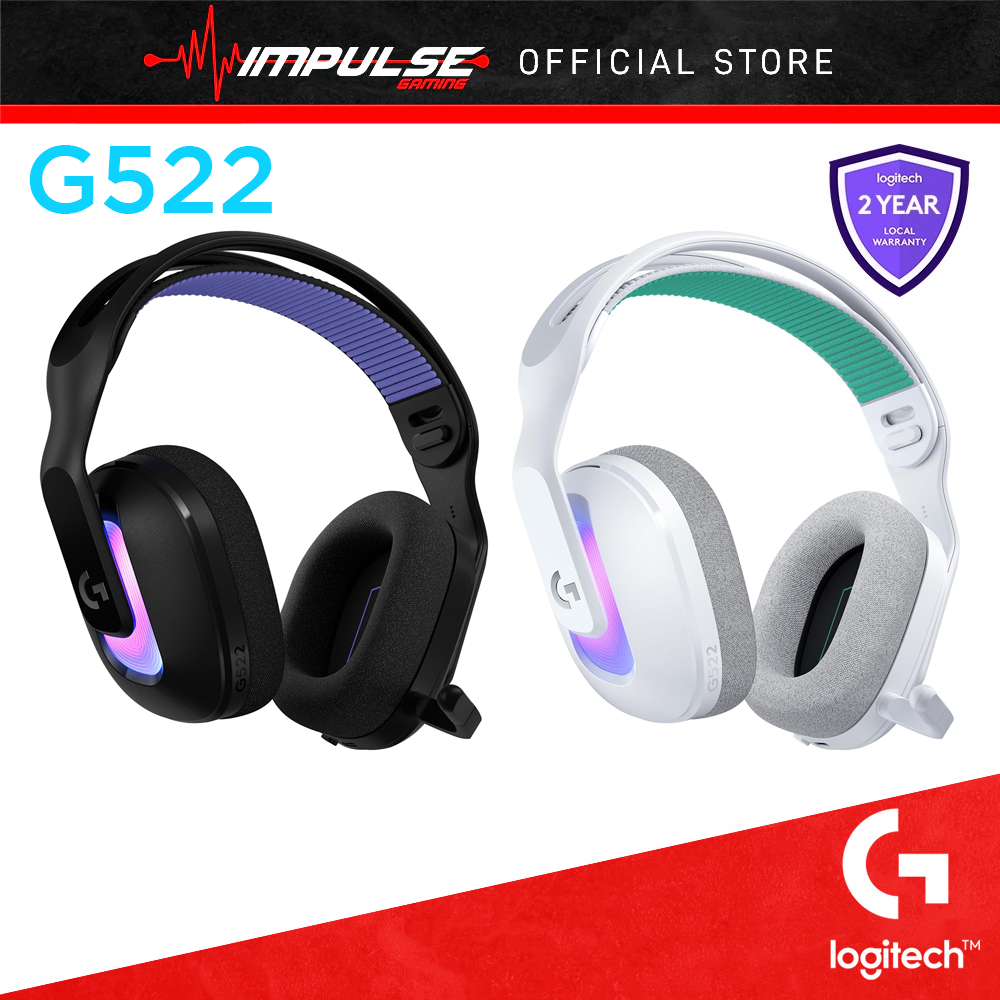 Logitech G522 Lightspeed Wireless Gaming Headset with LIGHTSYNC RGB ...