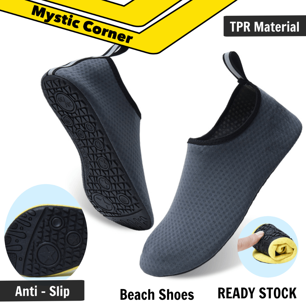 Unisex Shoes Water Rubber Beach shoes Barefoot Protection Aqua Shoes ...