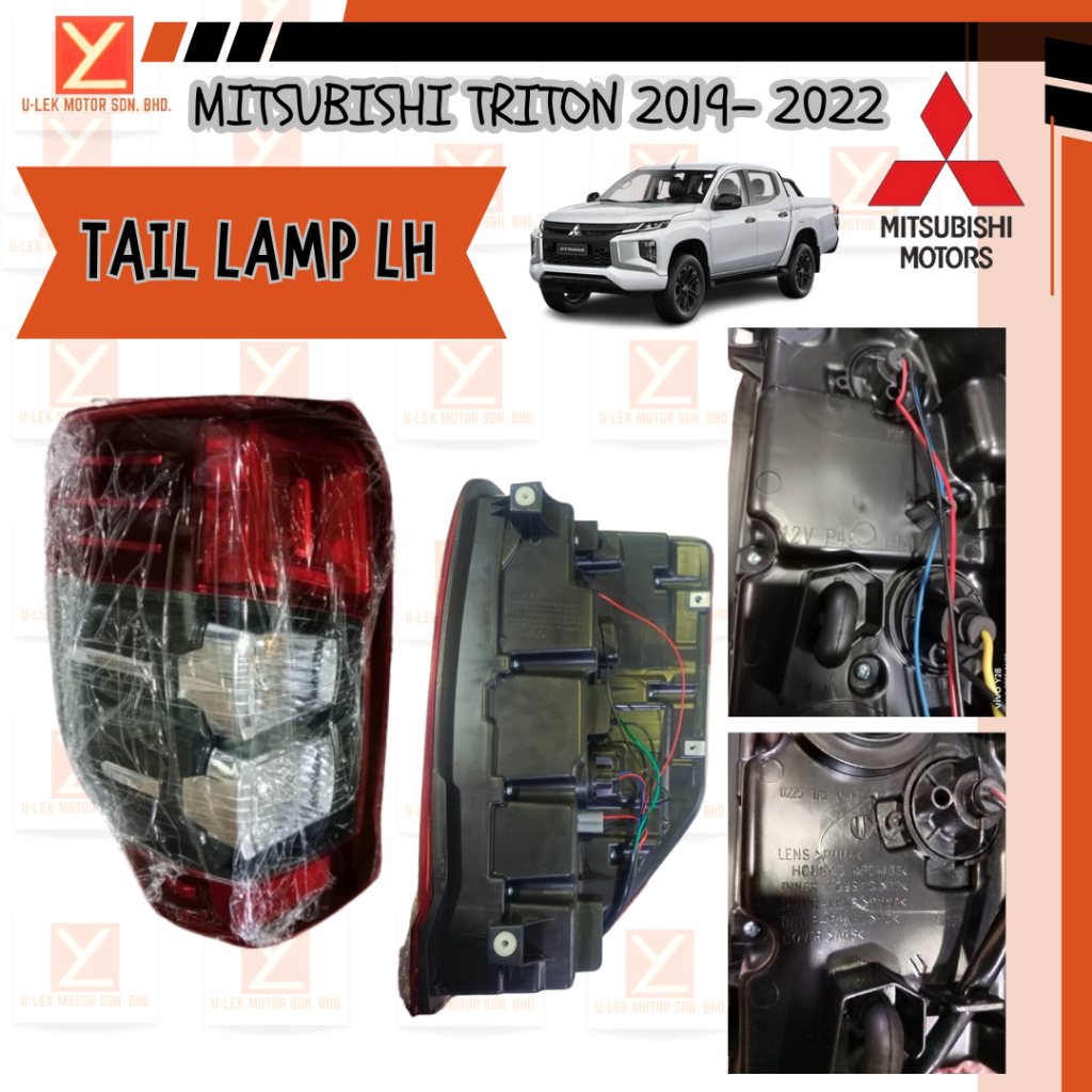 Mitsubishi Triton 2019-2022 Tail Lamp LH / Tail Light LH (New) | Shopee ...