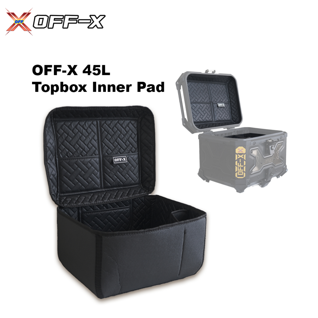 OFF-X 45L Top Box Compartment Bottle Extra Thick Inner Pad (45L) Motor ...