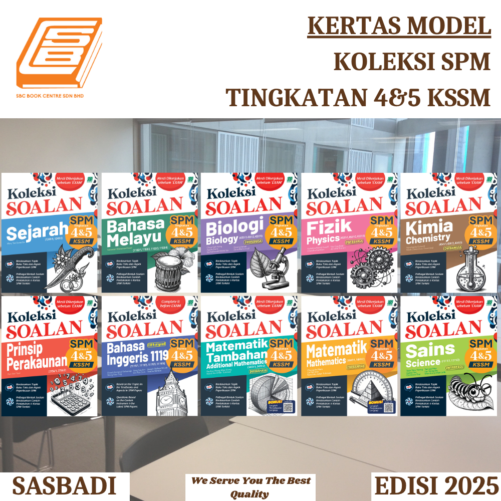 [SBCB] Kertas Model : Koleksi Soalan SPM Tingkatan 4&5 KSSM ( Sasbadi ) | Shopee Malaysia