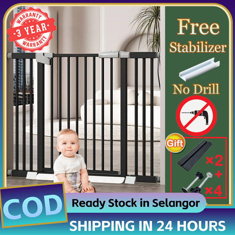 🔥Free Stabilizer🔥Pagar Baby Safety Gate Fence Pagar Baby Gate ...