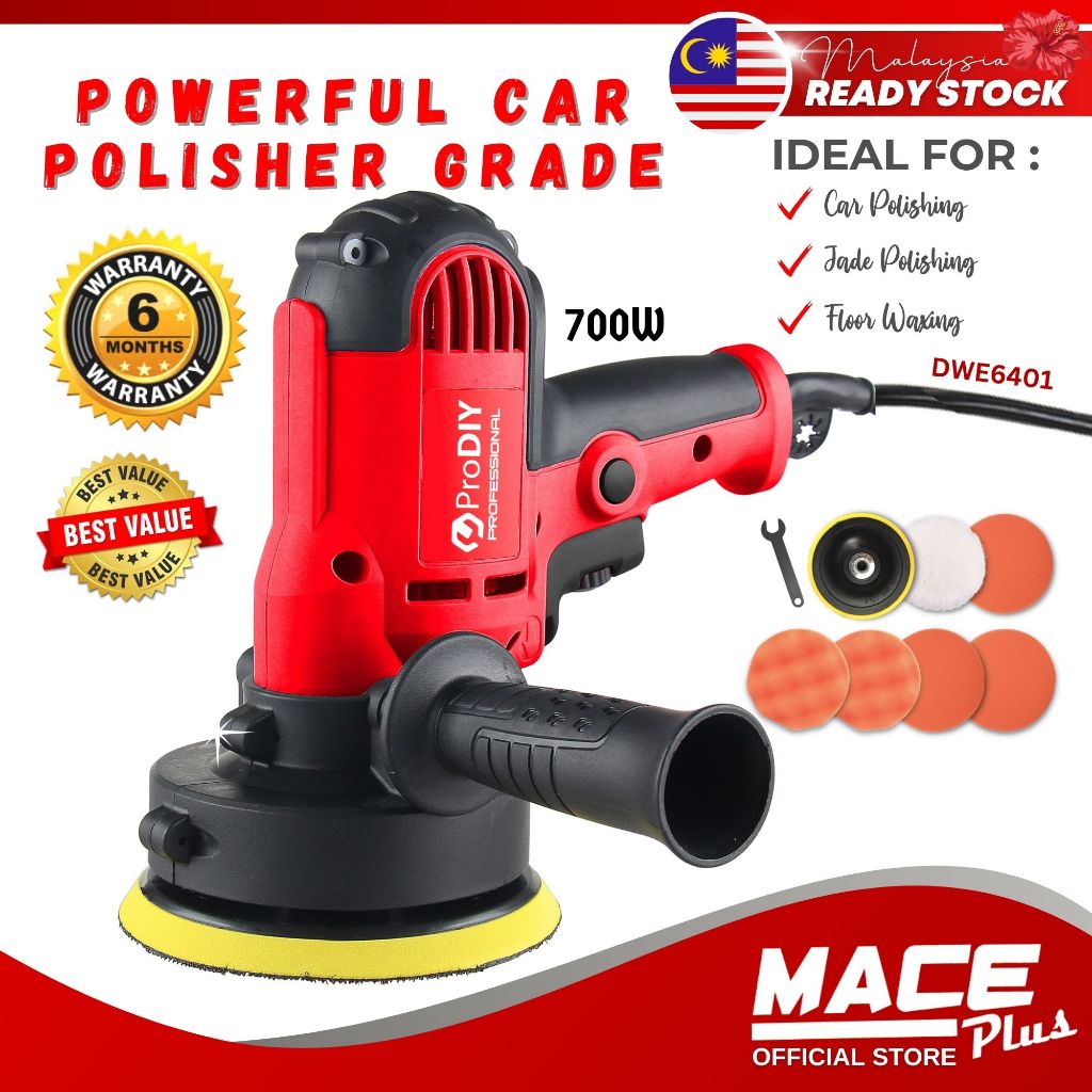 700W Car Polisher 125mm 5 inch Polishing Machine Buffing Waxing ...