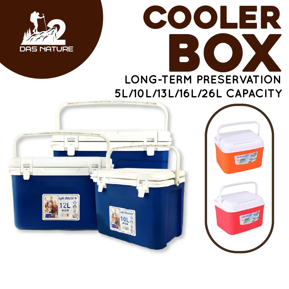 Life Bros Cooler Box Outdoor Camping Ice Storage Fishing Box Portable ...