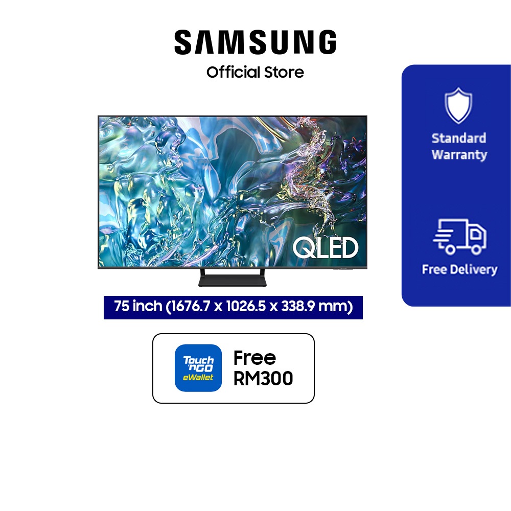 Samsung QLED Q65D 4K Smart TV (2024) | 100% Color Volume with Quantum ...