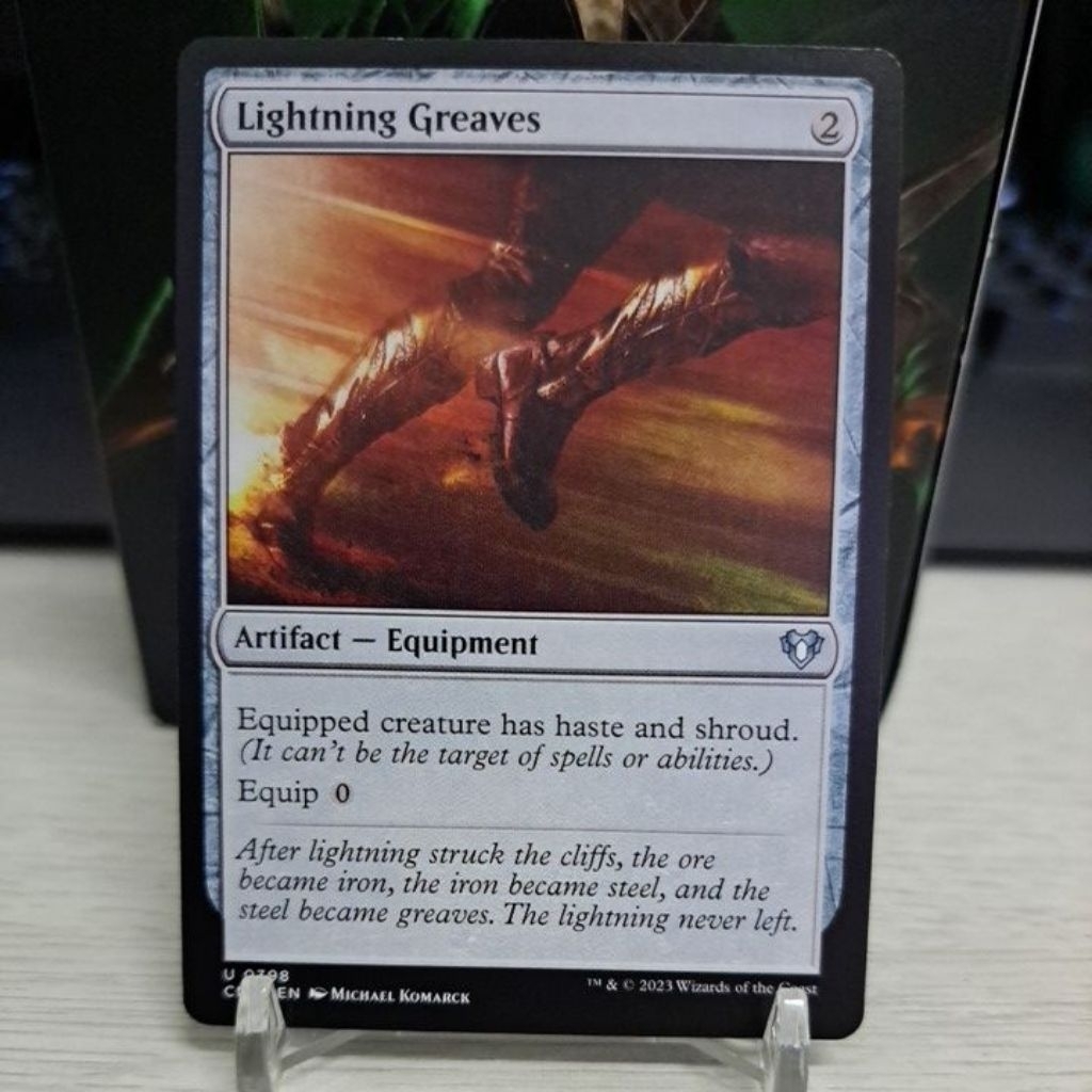 MTG Lightning Greaves (CMM)(Uncommon) | Shopee Malaysia