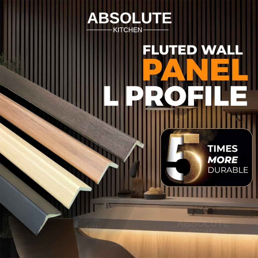 [L PROFILE] Fluted Wall Panel Heavy Duty Fluted Wall Decor Fluted Panel ...