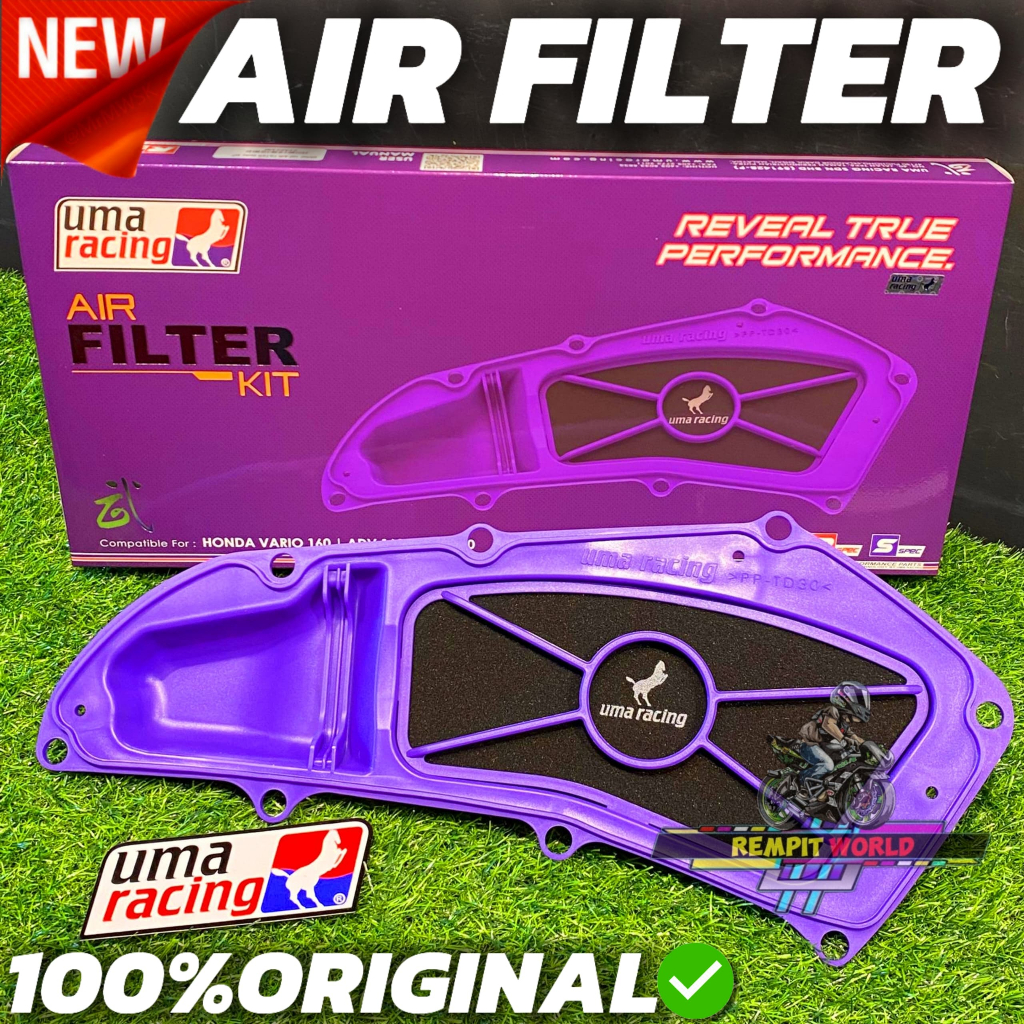 AIR FILTER UMA RACING VARIO 160 PCX160 ADV 160 NEW 2025 AIR FILTER KIT ...