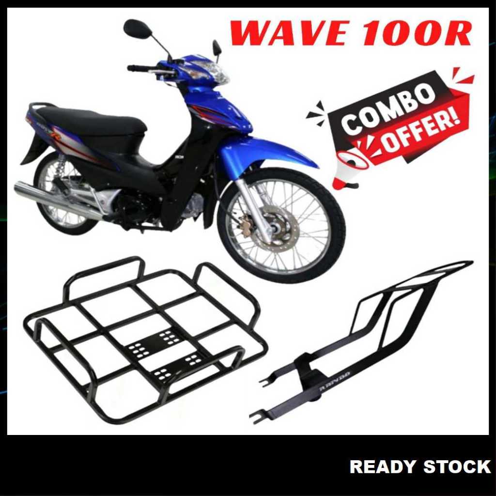 (HONDA WAVE 100R) Rak Beg Penghantaran Motosikal Delivery Bag Rack ...