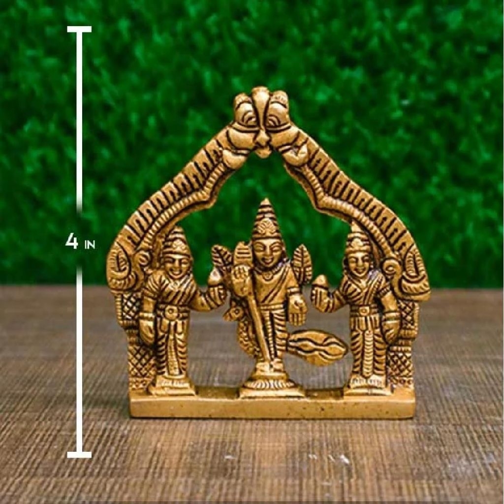 Lord Murugan family and His Two Wives-Devasena-Valli Statue Idol in ...