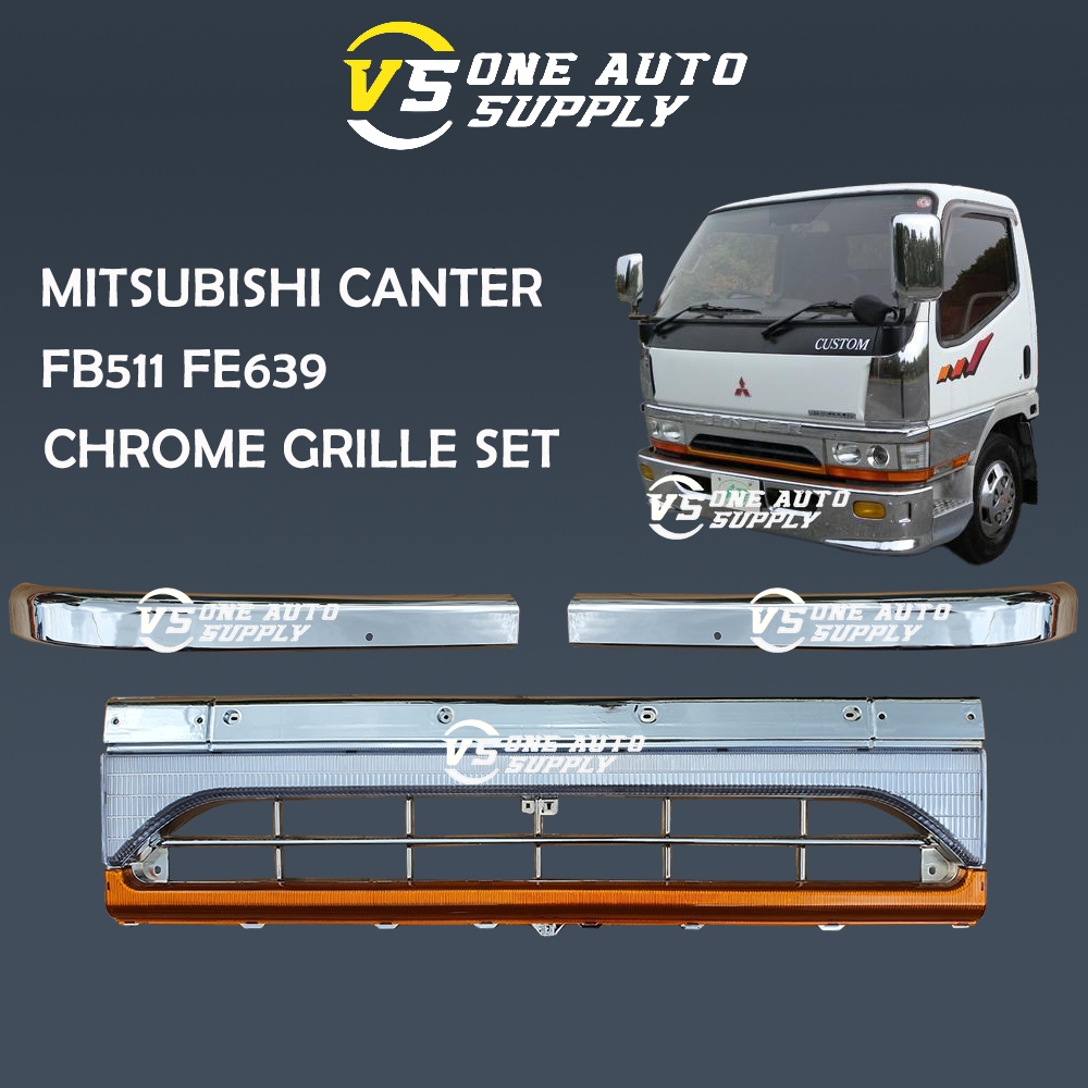 MITSUBISHI CANTER FB511 FE639 CHROME GRILLE SET | Shopee Malaysia
