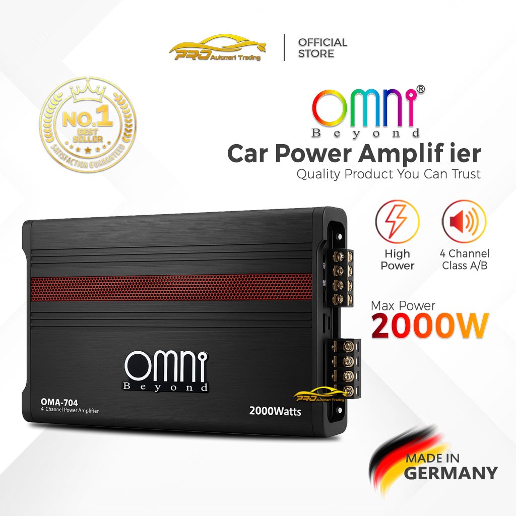 Omni Beyond Car Amplifier 2000W 12V Multichannel Powerful Car Audio ...