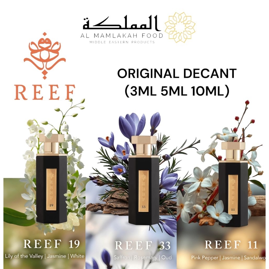 REEF PERFUMES ORIGINAL DECANT/TRAVEL SIZE FROM SAUDI ARABIA 3ml 5ml ...