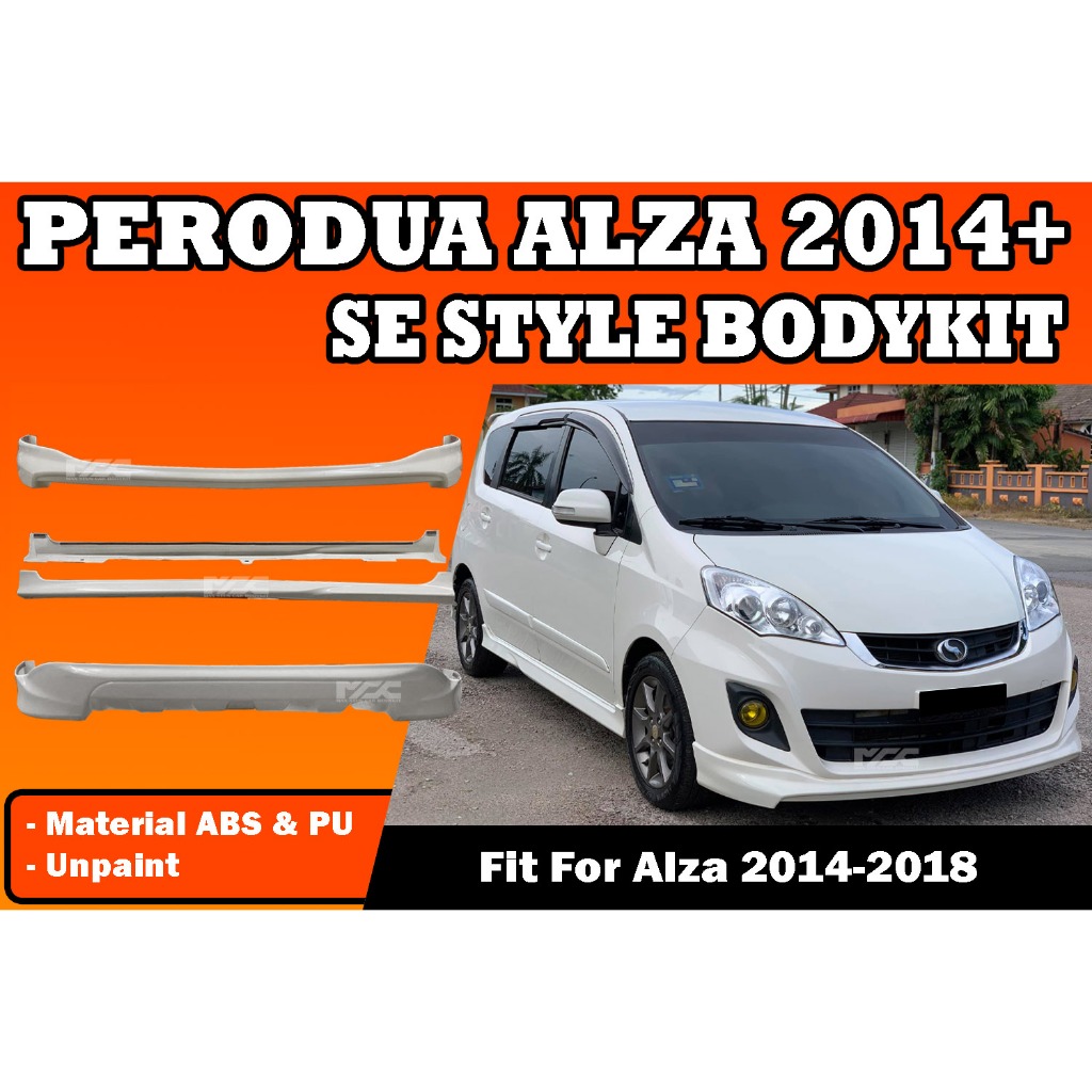 PERODUA ALZA 2014 FACELIFT SE STYLE FULLSET BODYKIT (SE) ALZA BUMPER ...