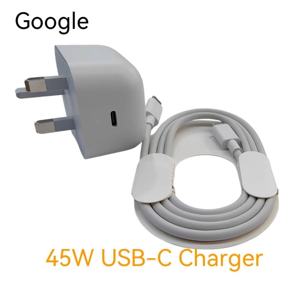 Google Pixel 9 Pro 45w Wall Adapter Charger USB-C EDITION With C To C ...
