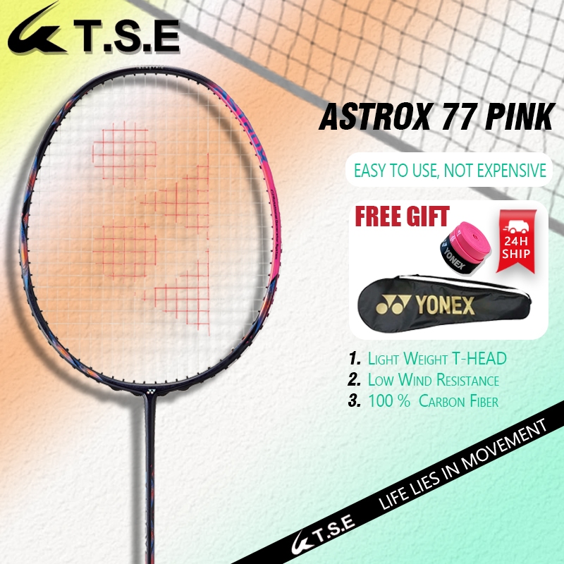 YONEX ASTROX 77 PRO High pink Badminton Racket Made in China carbon ...