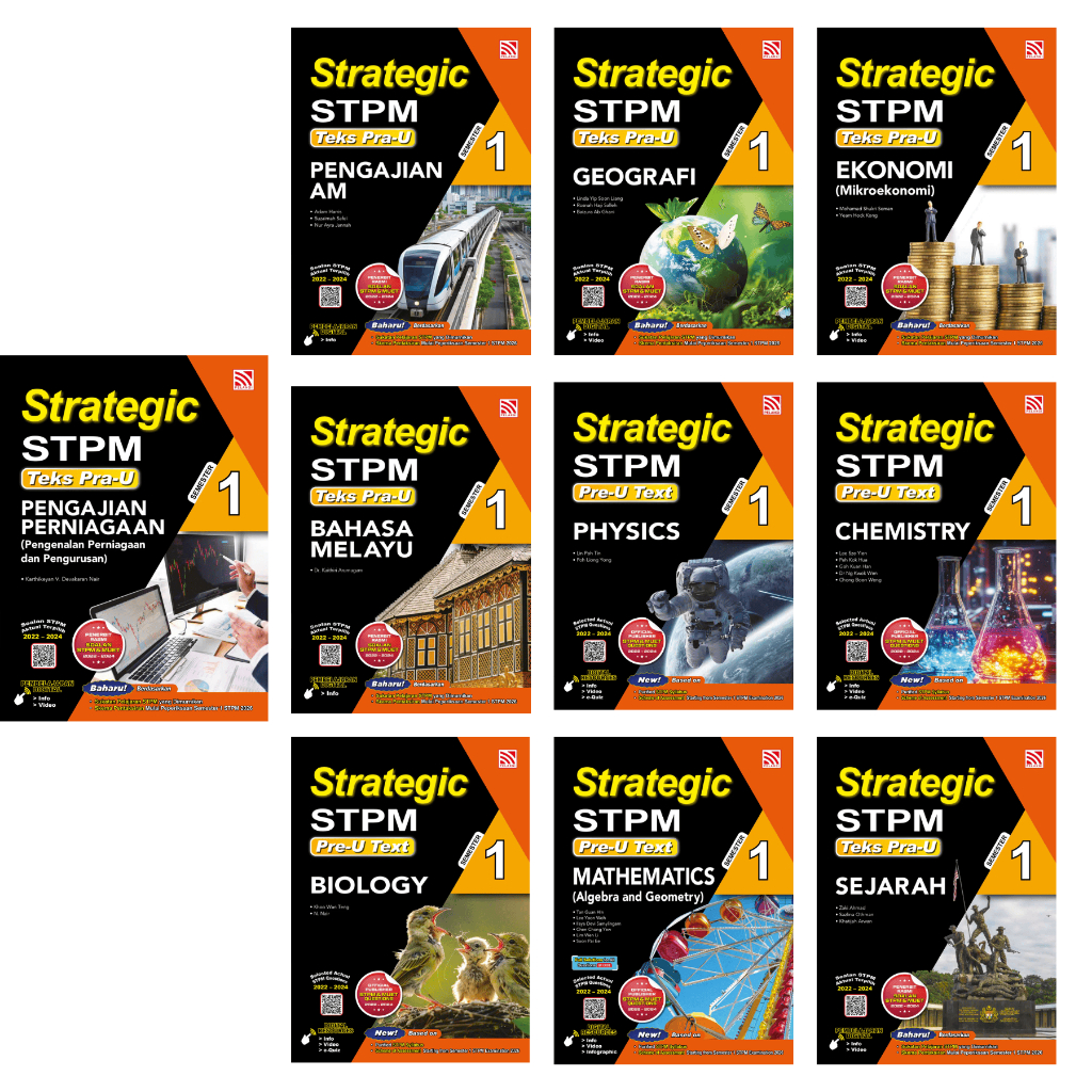 [Pelangi] Strategic STPM Teks Pra-U 2025 Semester 1 | Shopee Malaysia