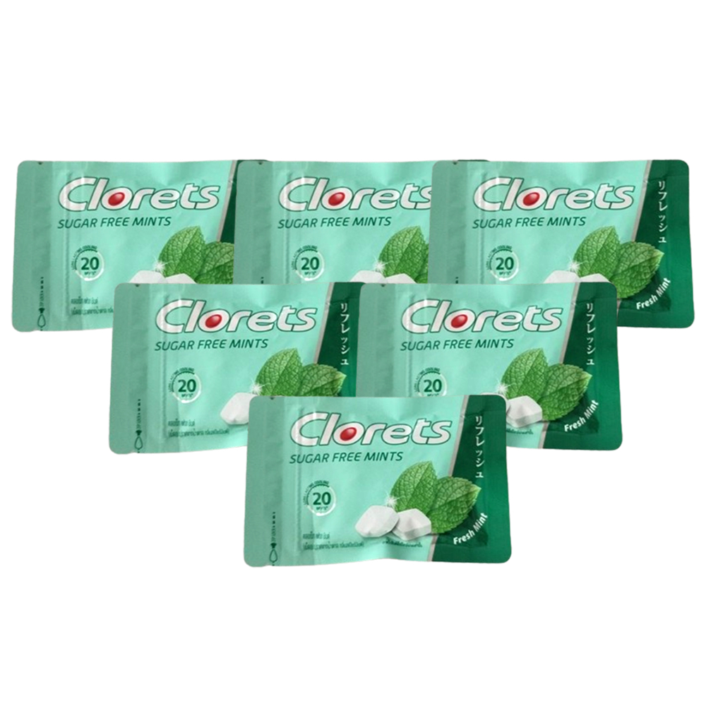 Clorets THAILAND Sugar-Free Fresh Mint 16.8g Long Lasting Cooling | Shopee Malaysia