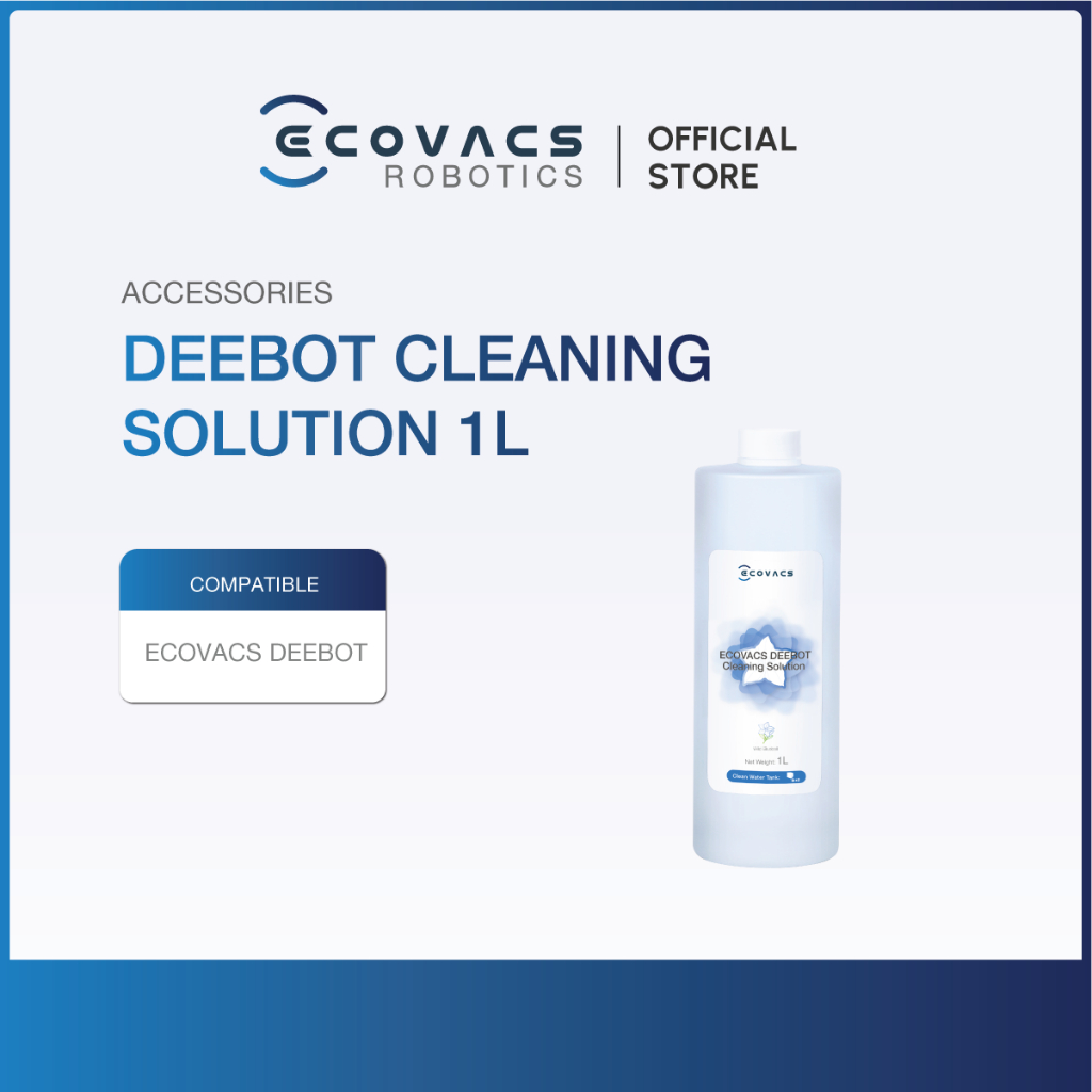 ECOVACS Cleaning Solution/Detergent 1L (Suitable For all DEEBOT models ...