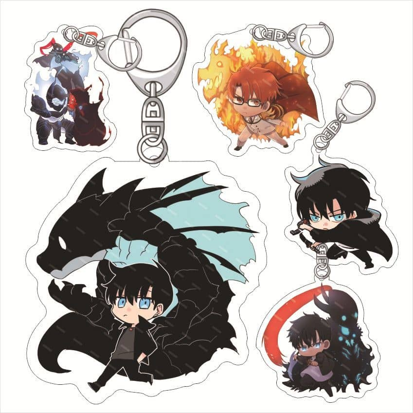 Solo Leveling Anime Acrylic Keychain Collection Sung Jin | Shopee Malaysia