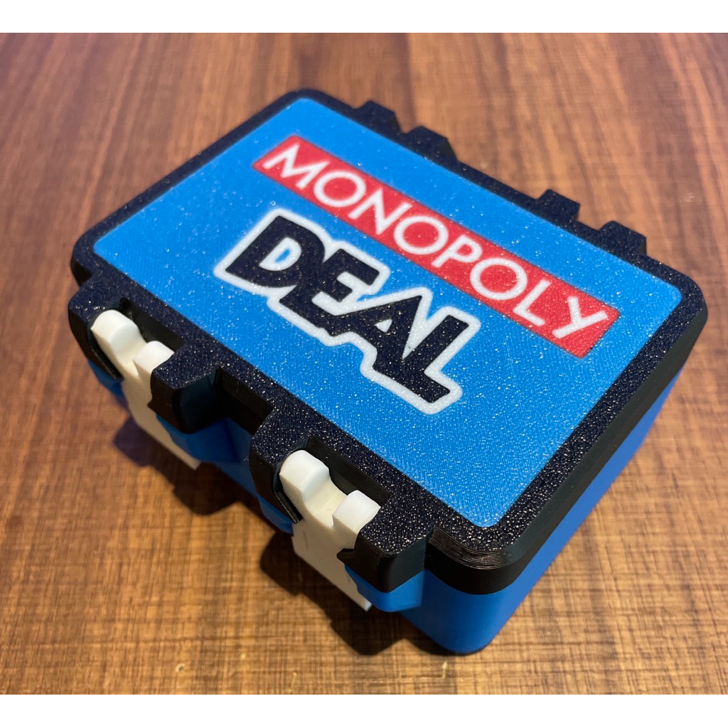 NEW Monopoly Deal Card Case Monopoly deal Card Box Card holder DEAL ...