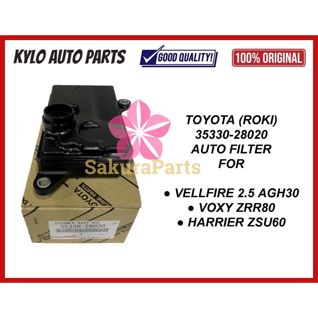 Toyota 35330-28020 CVT AUTO FILTER for Toyota VELLFIRE AGH30 / VOXY ...