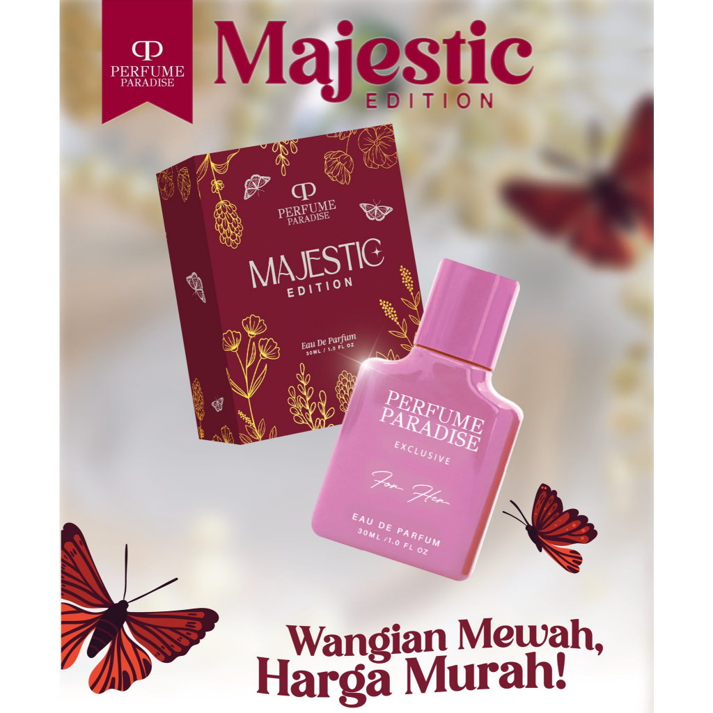 Perfume Paradise Majestic Edition EDP Her Women Wanita Unisex Minyak ...