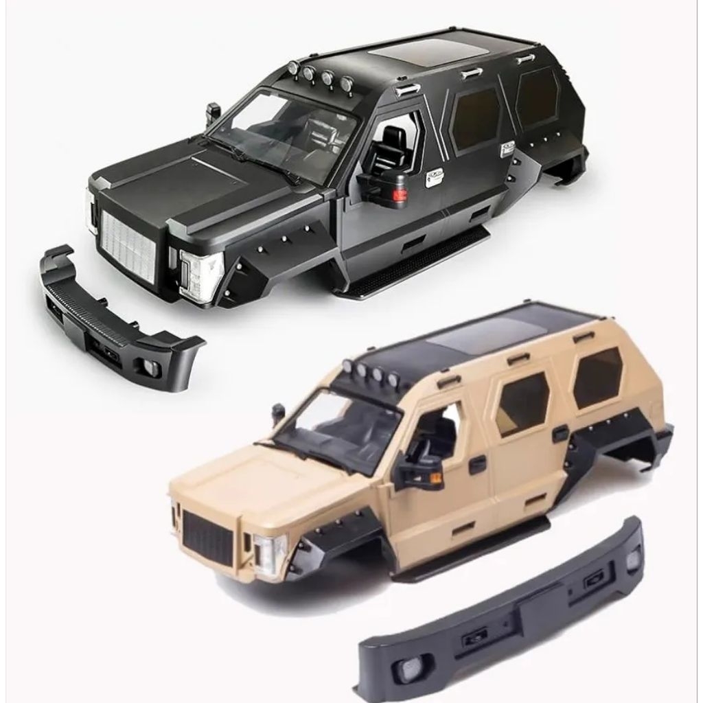 1/10 RC RC Crawler 324mm Wheelbase Hard Plastic Body Shell George ...