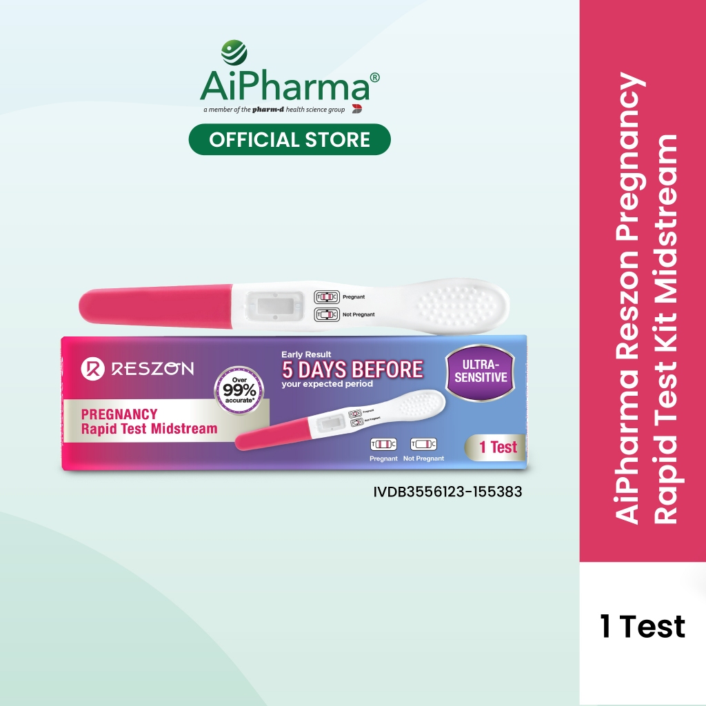 AiPharma Reszon Ujian Kehamilan Pantas / Reszon Pregnancy Rapid Test ...