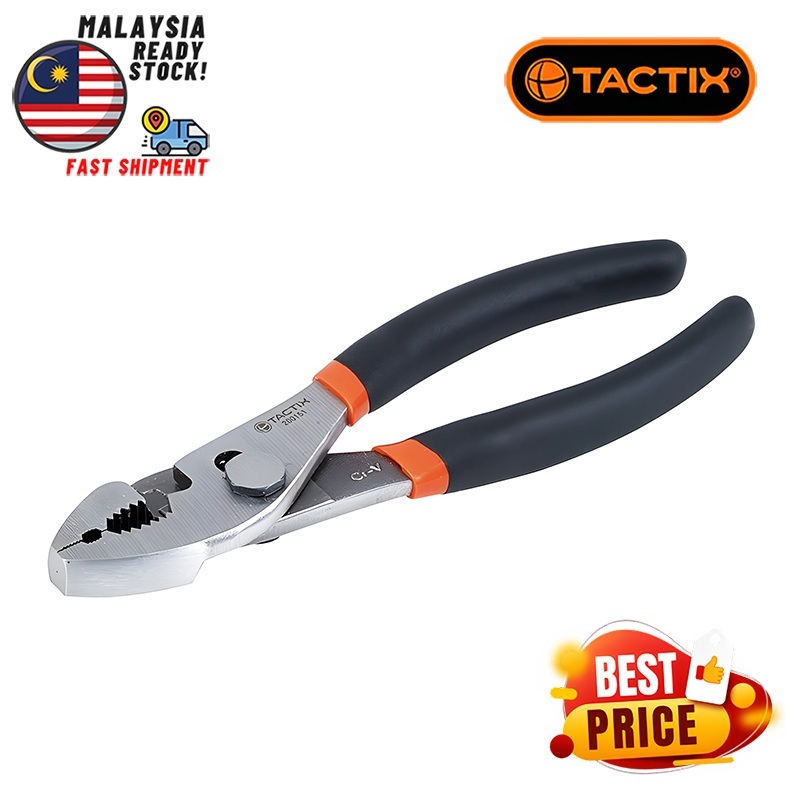 TACTIX 200151 Slip Joint Plier 6”/160mm | Shopee Malaysia