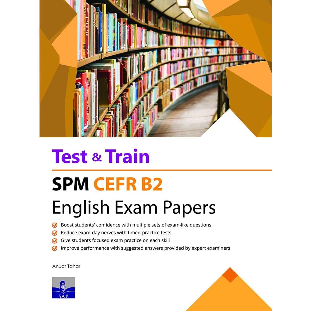TEST & TRAIN SPM CEFR B2 ENGLISH EXAM PAPERS | Shopee Malaysia