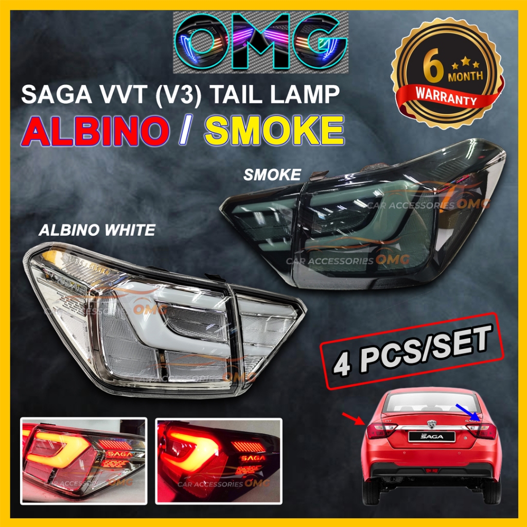 Proton Saga VVT V7 2016 - 2025 Led Design Dynamic Tail Lamp With Signal ...