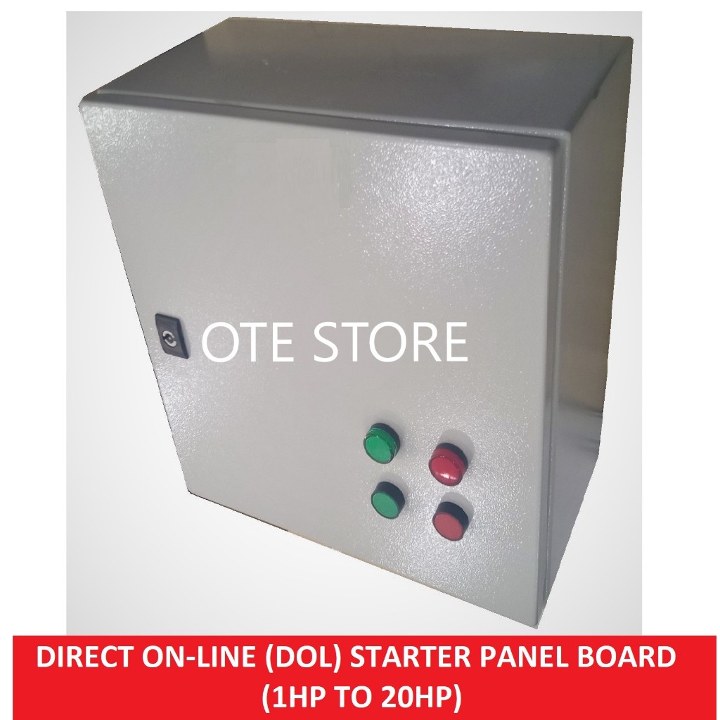 DIRECT ON-LINE DOL D.O.L STARTER PANEL DISTRIBUSTION METAL BOX BOARD ...