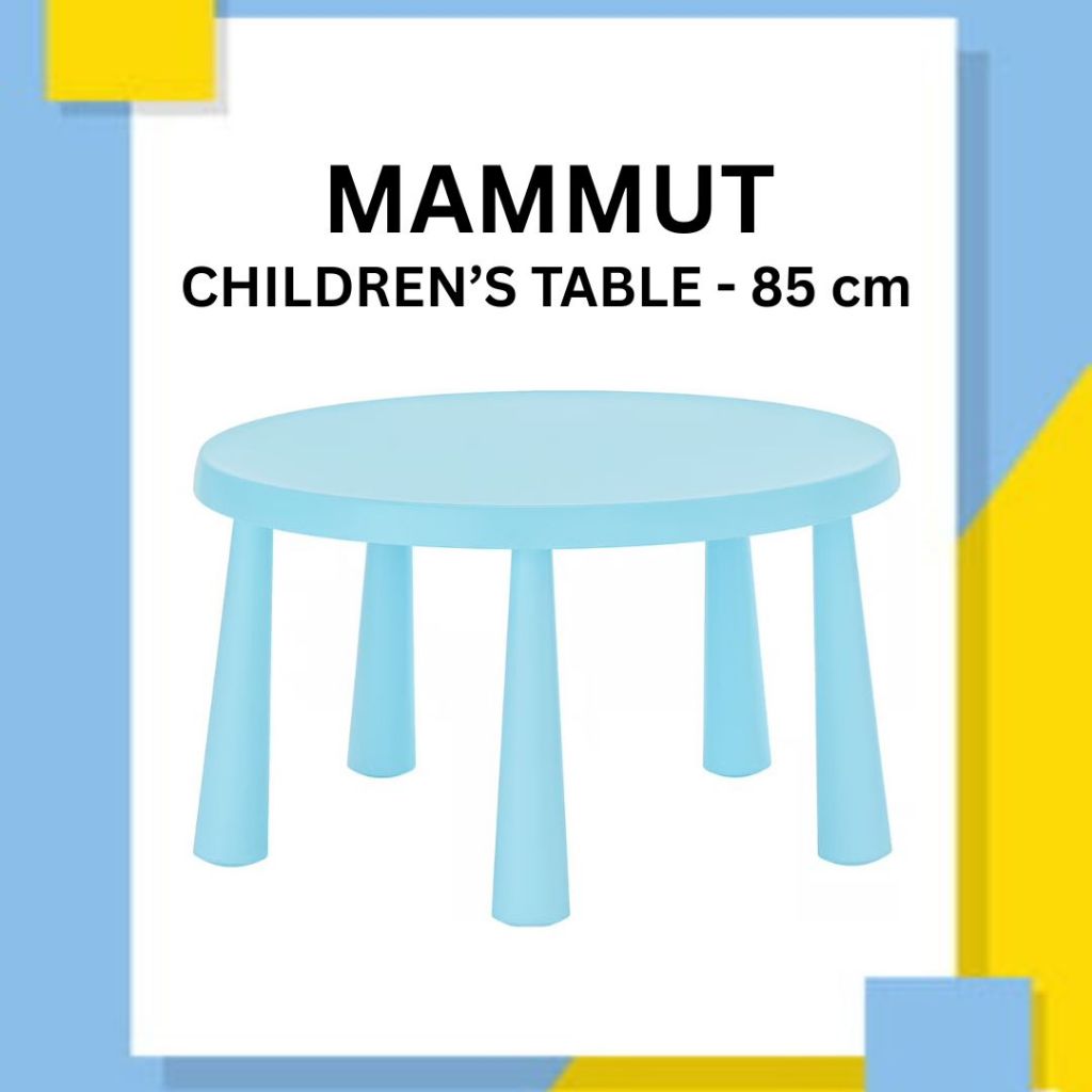 MAMMUT Children's Table - Round ( 85cm ) | Shopee Malaysia