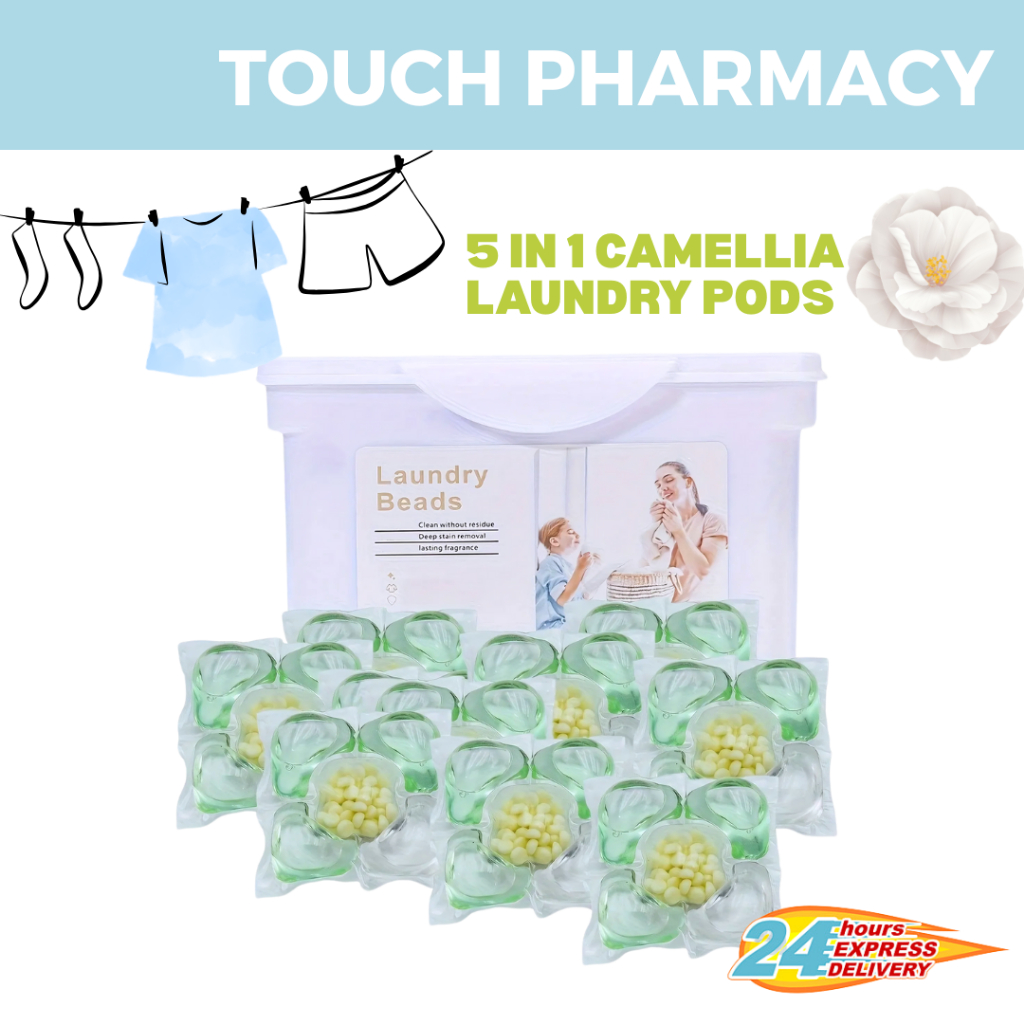 5 IN 1 Camellia Laundry Pods 50's/BOX | Shopee Malaysia