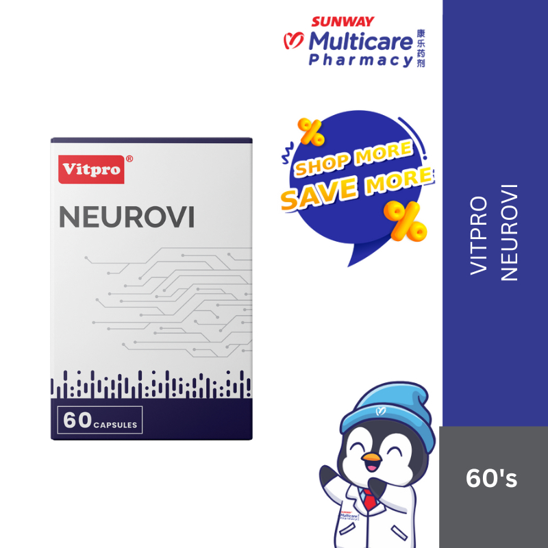 Vitpro Neurovi 60'S| Relieves Nerve Pain & Boosts Nerve Function ...